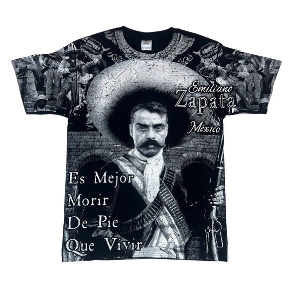 Yazbek | Shirts | Emilio Zapata Aop Graphic Tee Shirt Sz Medium Mexico ...